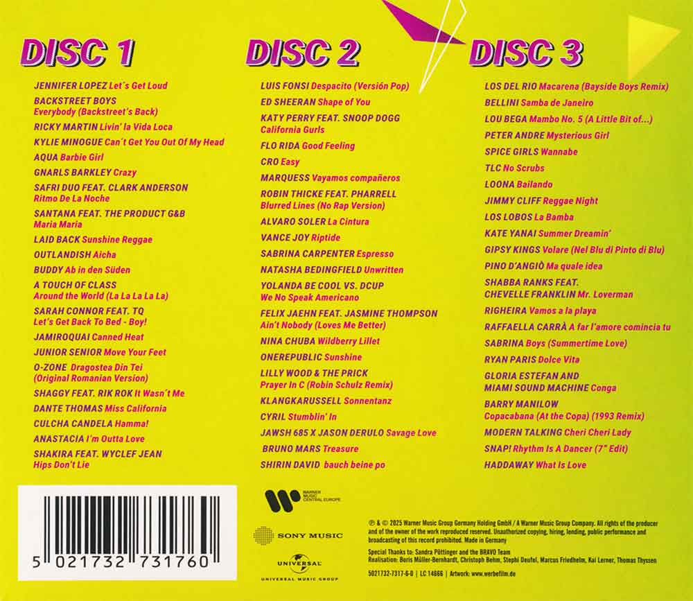 Bravo Hits Party (Summer) - Trackliste, Infos & Highlights